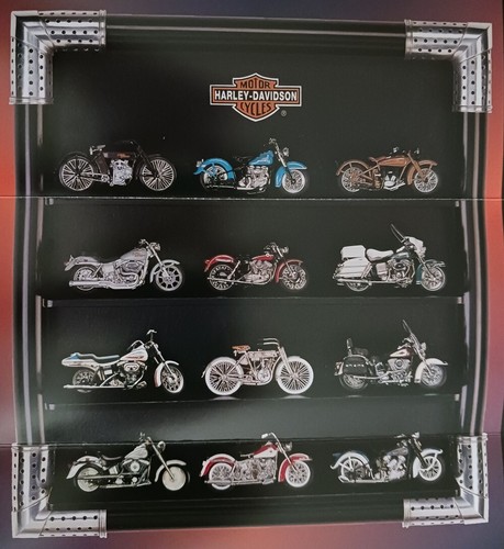 The Franklin Mint Harley Davidson Collection 12 Die Cast Motorcycle ...