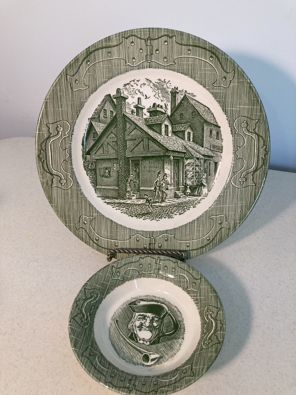 THE OLD CURIOSITY SHOP Dinner plate 10" and bowl 5 1/2"; no chips; | eBay