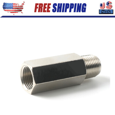 92833 3/8" Female To 3/8" Male NPT Check Valve, Nickel Plated Brass | eBay