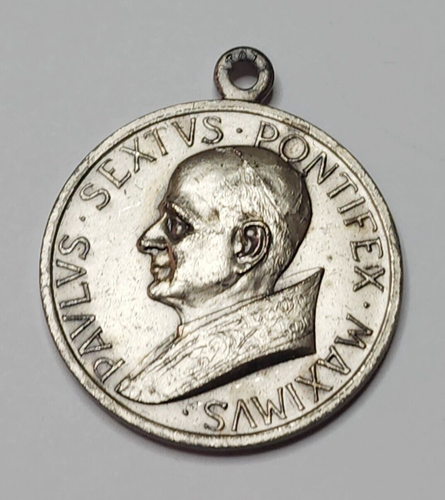 Vintage Large Medal Pope Paulus Sextus Pontifex Maximus Perpetual Help ...
