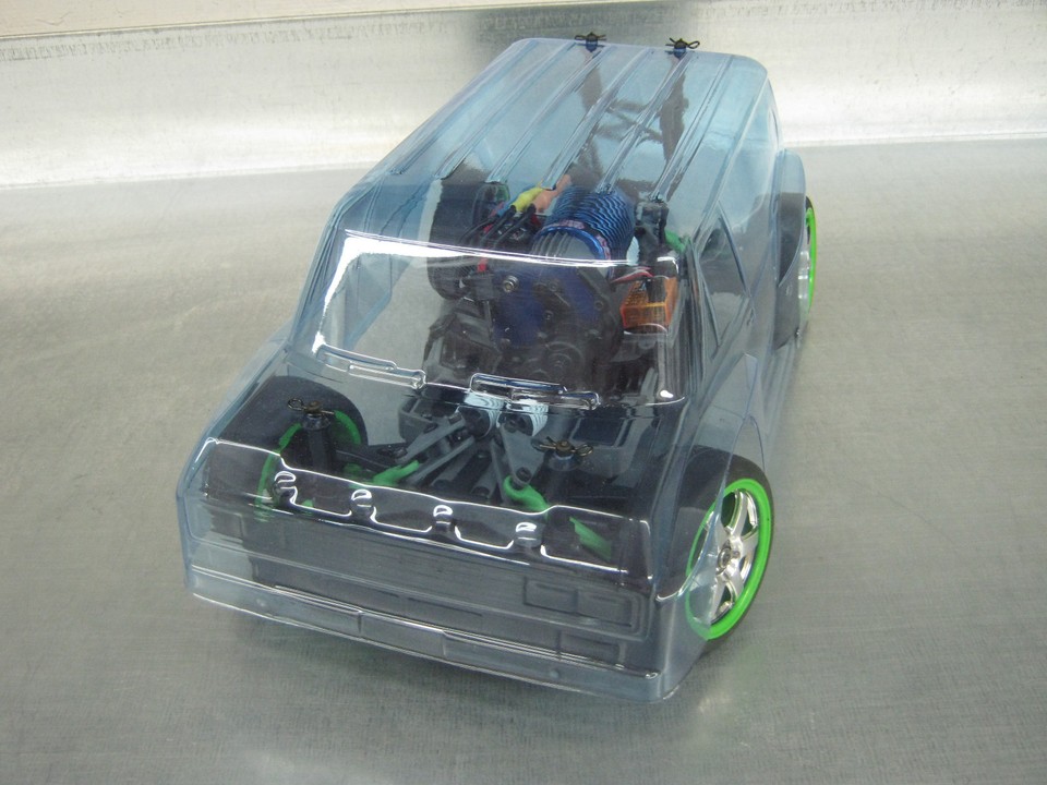 VINTAGE VAN BODY FOR TRAXXAS 1/16TH 1/16 RALLY CHASSIS | eBay