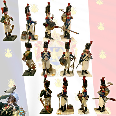 REDUCED! LASSET Soldiers, Napoleonic 54mm x 4, Possible Stadden Lasset ...