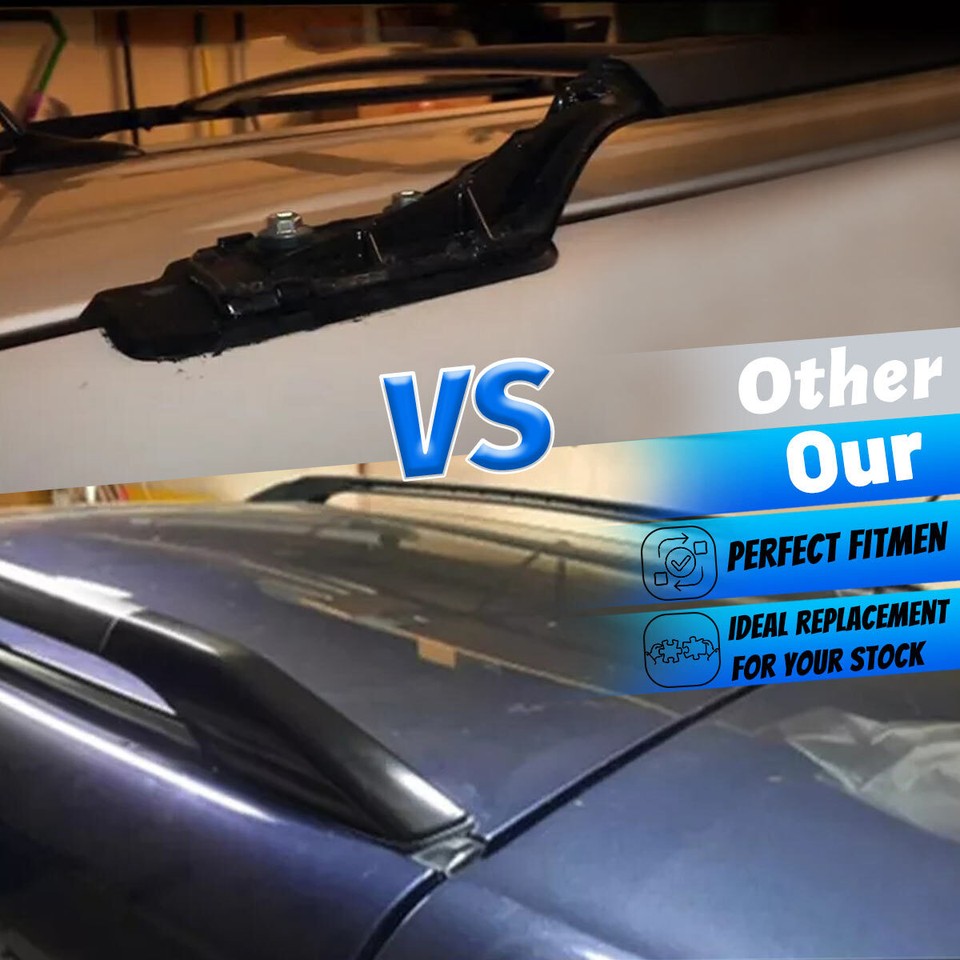 4pcs Roof Rack Rail End Covers Cap For Lexus RX350 RX300 RX330 RX400h ...