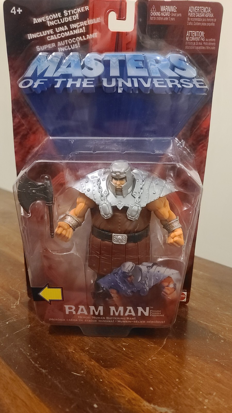 MOTU RAM MAN 200X Masters of the Universe 2002 Mattel Action Figure ...
