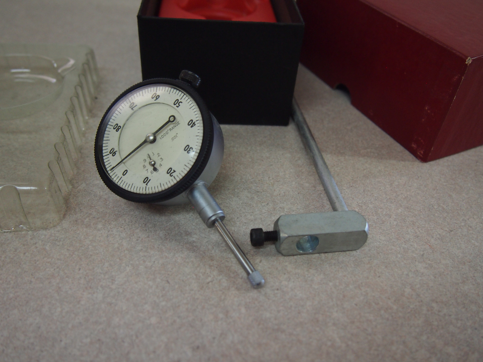 Machinist Dial Gage Indicator Reads .001 - 1" Inspection Tool | eBay