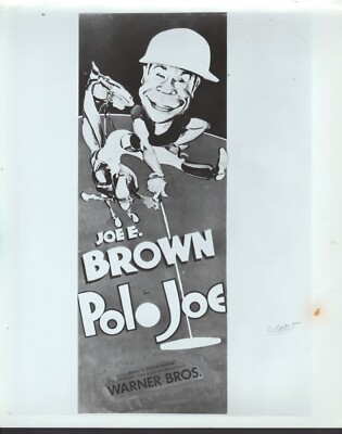 Polo Joe (1936) 8x10 black & white movie photo #adart | eBay