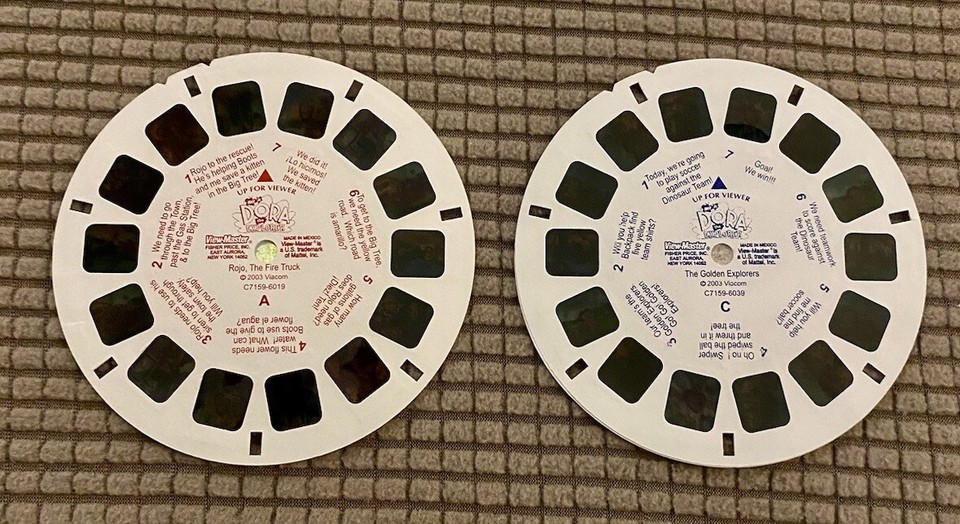 Dora the Explorer View-Master 2 Reels Nick Jr. Noggin VGC HTF ...