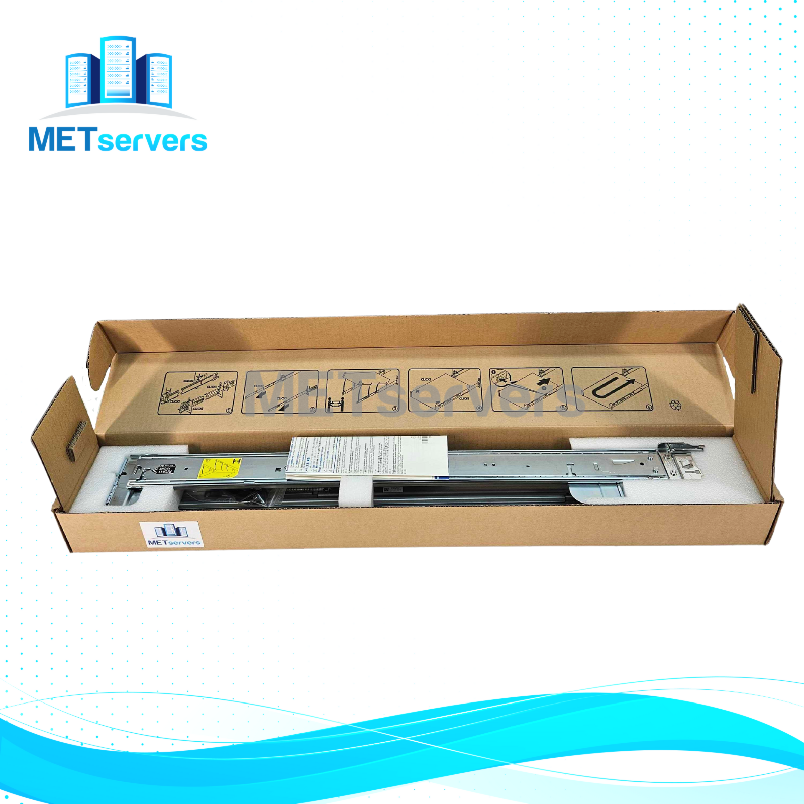 H4X6X Dell PowerEdge R720 R720XD R730 R730XD R820 R830 2U B6 Sliding ...