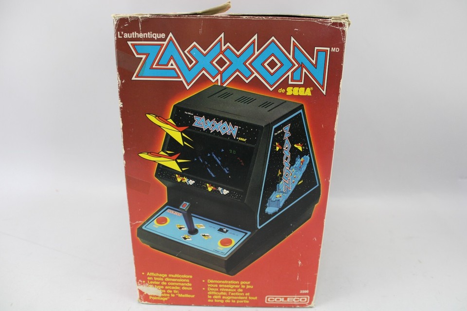 Vtg Coleco Zaxxon Sega Handheld Tabletop Electronic Arcade Game Tested ...