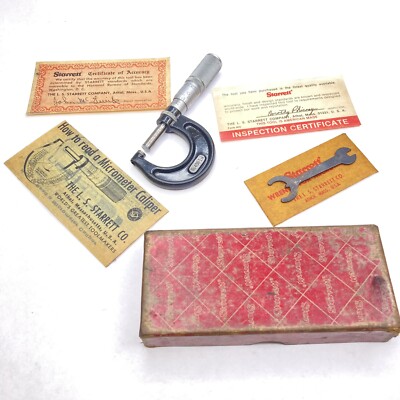 Micrometers - Starrett Anvil Micrometer