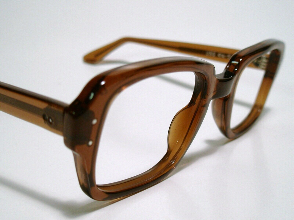 NOS USGI Issue BCG's USS Size 48-24 Brown Sunglasses/ Eyeglasses Frame ...