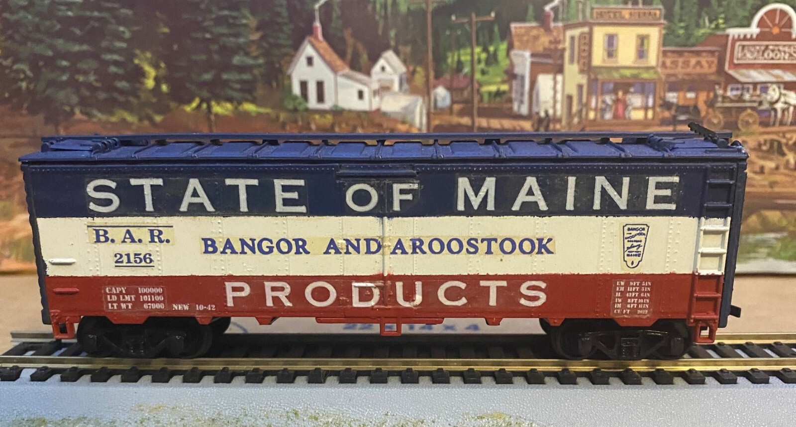 Athearn HO Scale - 40' Boxcar State of Maine 2156 - CL | eBay