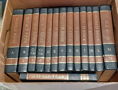 1979 to 1980 World Book Encyclopedia Complete Set Yearbooks 26 Vols | eBay