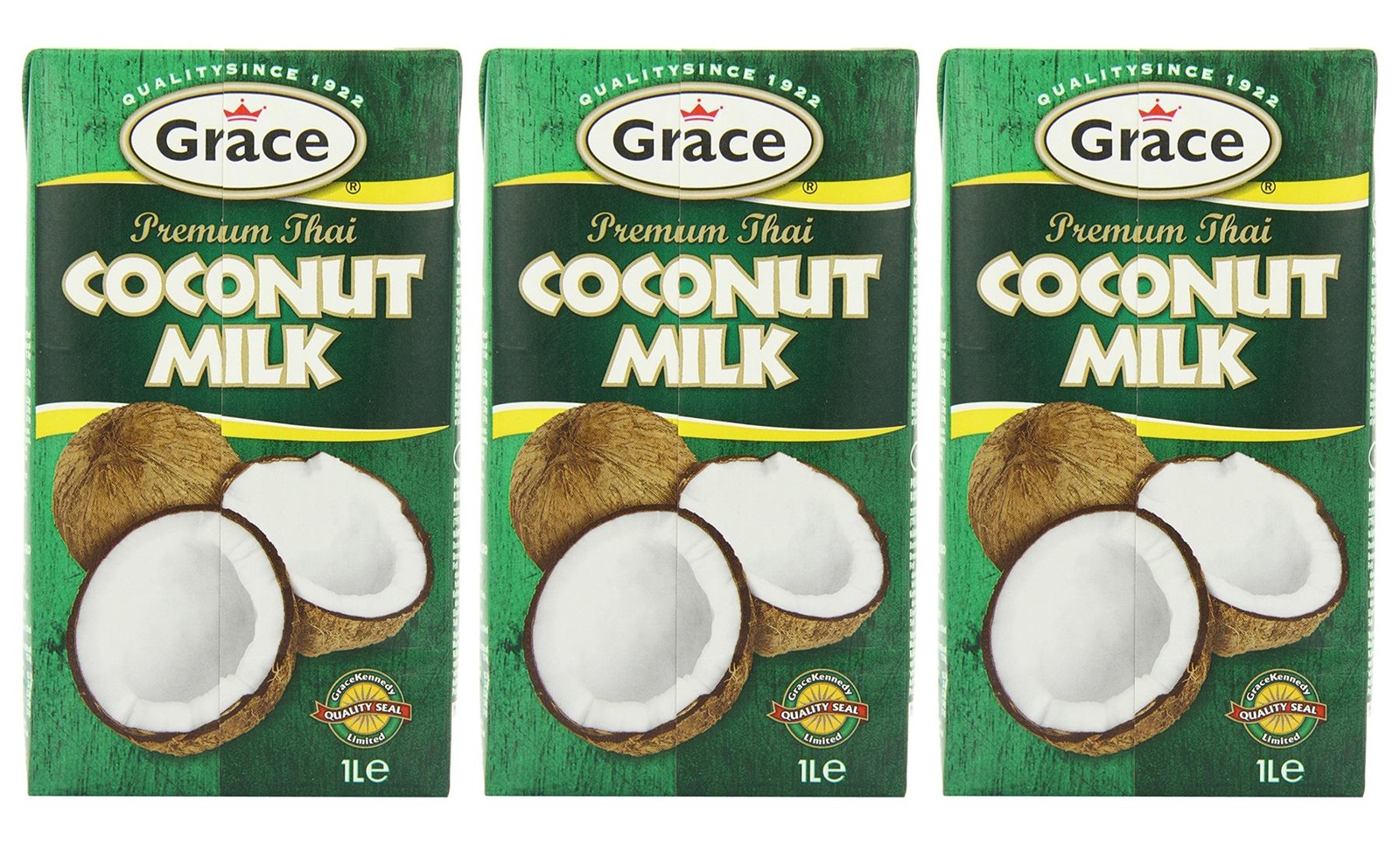 (Pack of 3) Grace Premium Coconut Milt 1 Litre | eBay UK
