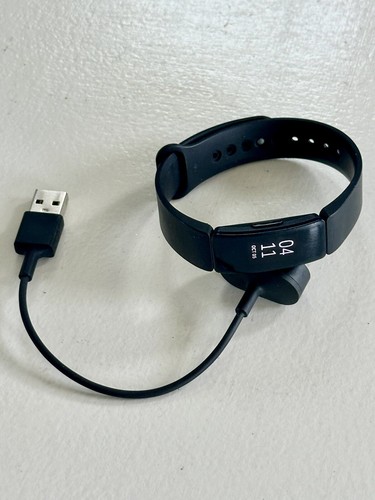 Fitbit Inspire FB412 Black Bluetooth LED Touchscreen Fitness Activity ...