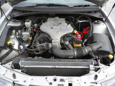 HOLDEN COMMODORE VZ VE ALLOYTEC MOTOR V6 ENGINE OIL CANISTER CAP ALLOY ...