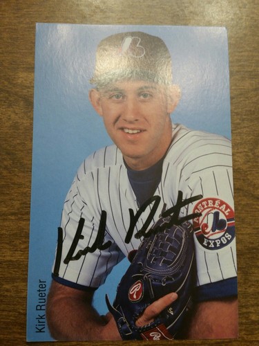 Kirk Rueter Autograph Picture Montreal Expos | eBay