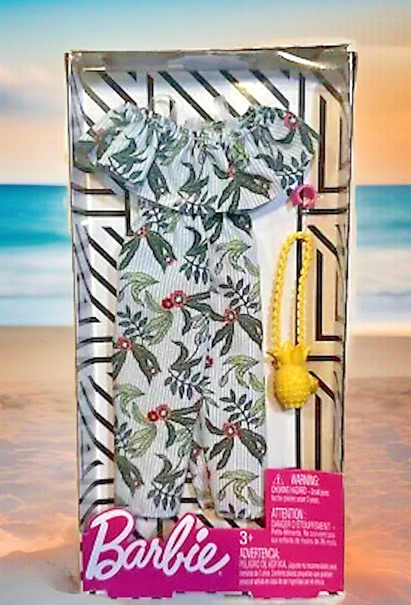 Barbie Complete Looks Spring Jumpsuit Fashion Floral Romper Pineapple ...
