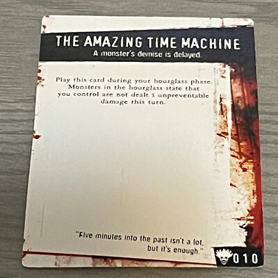 Horrorclix Freakshow 010 The Amazing Time Machine Plot Card | eBay