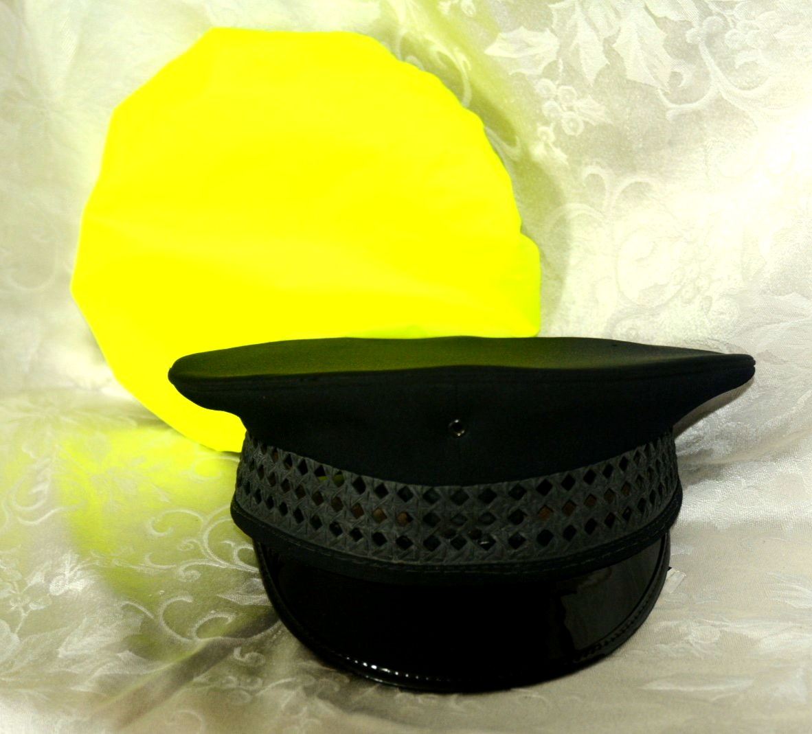 Genuine Vintage Midway Uniform Co. Chicago Retired Police Hat Cap Size ...