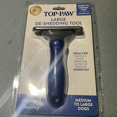 Top Paw Undercoat Hair Fur Reduction Des-hedding Tool Med To large Dogs ...
