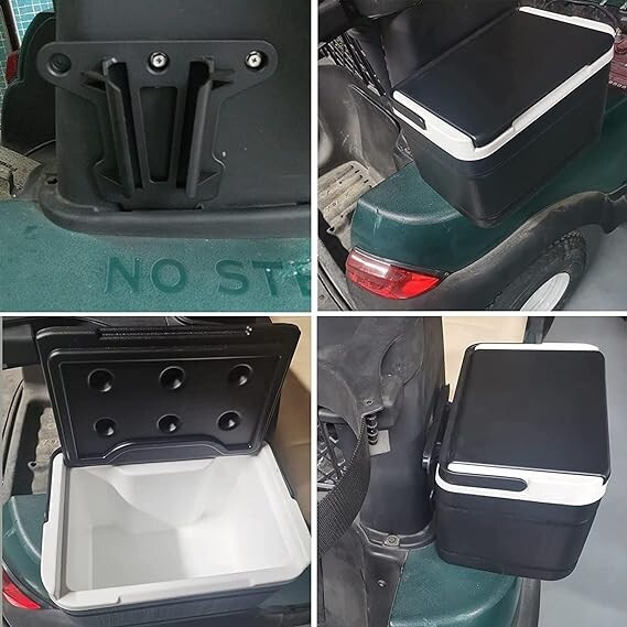 Golf Cart Cooler with Mounting Bracket Kit for Club Car Precedent Tempo ...