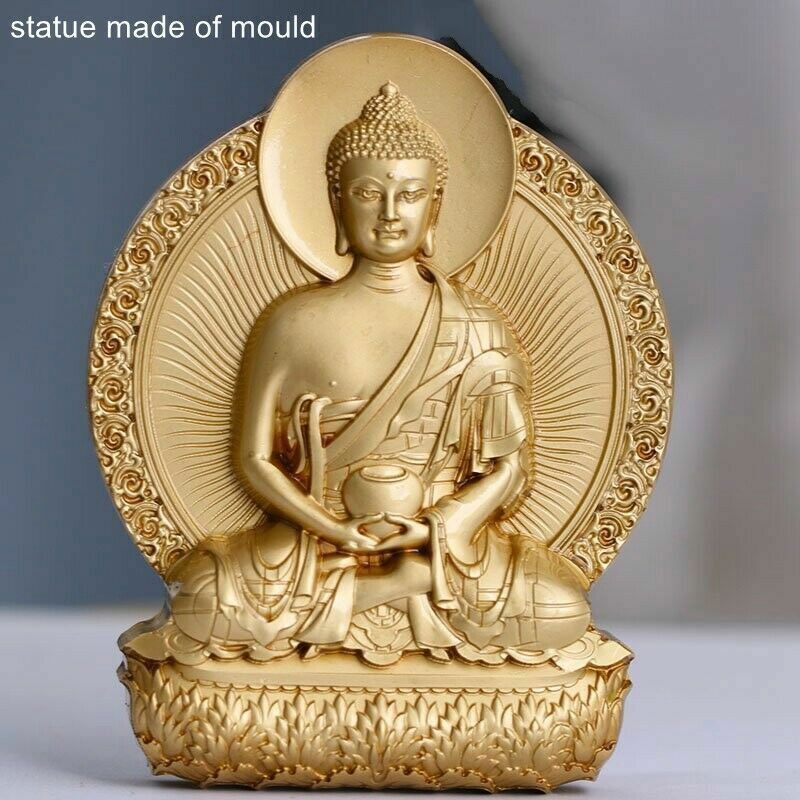 3.4" 8.7cm copper Sakyamuni buddha tsatsa mould Gotama statue mold | eBay
