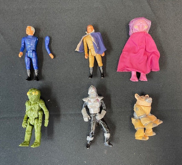 Lot 6 Vintage Battlestar Galactica Action Figure Cylon, Starbuck, Ovion ...