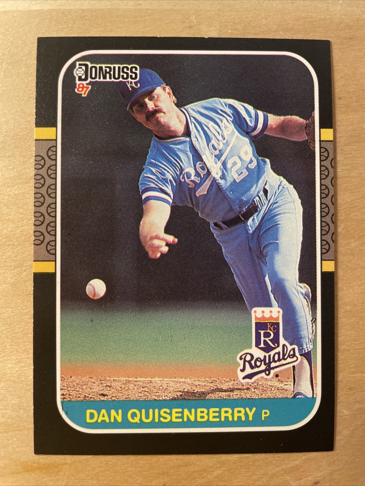 1987 Donruss Baseball Card #177 Dan Quisenberry 0522T | eBay