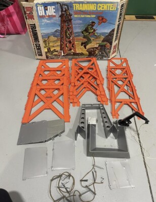 Vintage Hasbro GI Joe Adventure Team Training Center Tower & 1970s With ...