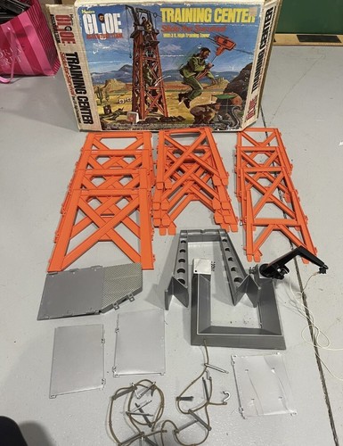 Vintage Hasbro GI Joe Adventure Team Training Center Tower & 1970s With ...