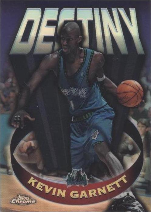1997-98 Topps Chrome - Destiny Kevin Garnett #D2 Refractor for sale ...