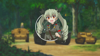 Anime girls und panzer anchovy Playmat Game Mat Desk | eBay