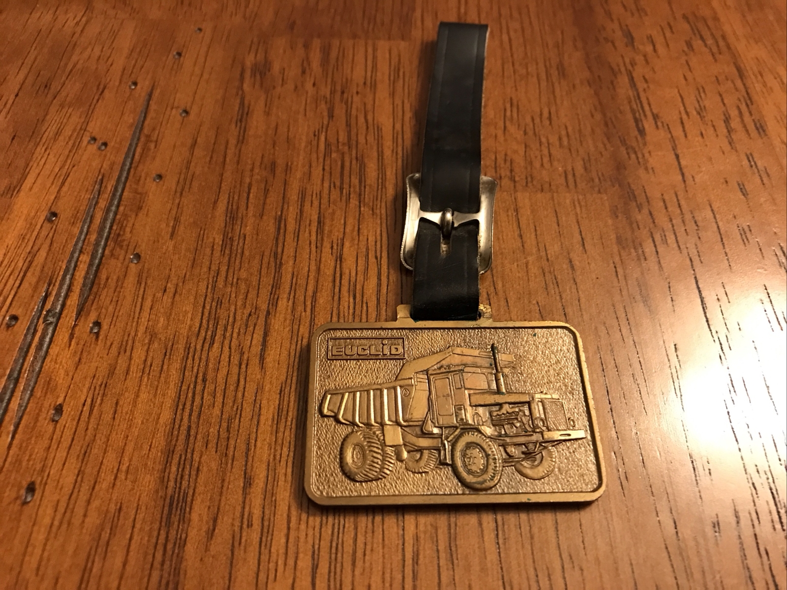 Vintage EUCLID Scraper Tractor Dump Truck Brass Pocke… - Gem