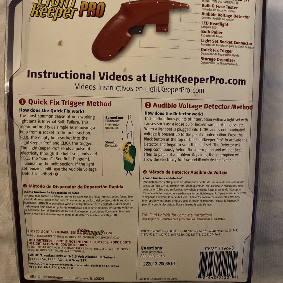 Lightkeeper Pro - The Complete Tool to Fix Incandescent Light Sets Bulb ...