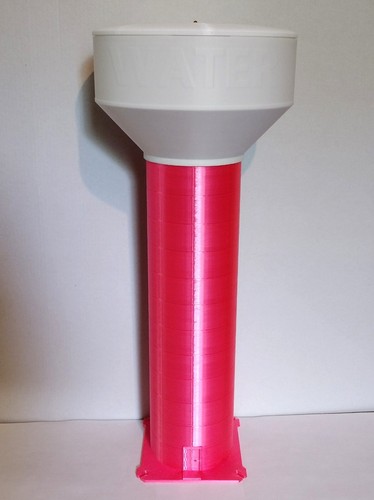 3D Printed HO Scale Modern Composite Type Water Tower Model Kit with ...