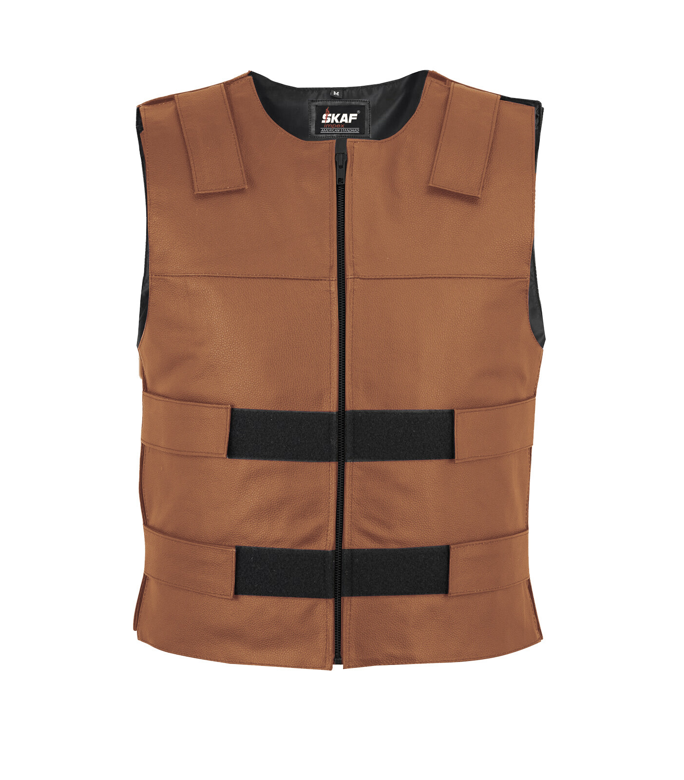 Men Bullet Proof style Leather Motorcycle Vest for bikers Tactical ...