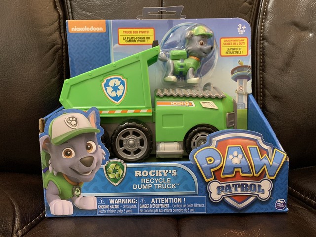 Nickelodeon Paw Patrol Rocky's Recycle Dump Truck Ages 3 Toy for sale ...
