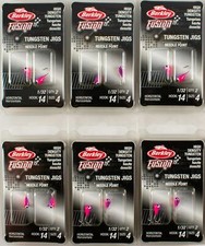 () BERKLEY FUSION19 TUNGSTEN JIGS FSN19TJ4-PPLC SIZE 4 PUR CANDY ...
