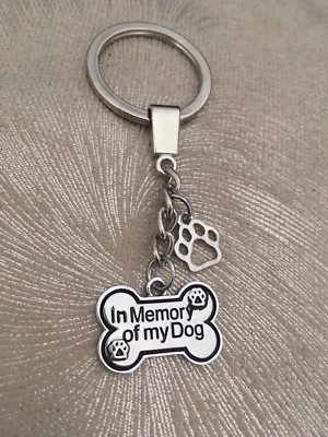Pet Memorial Dog Key Ring - Pet Loss Sympathy Bereavement Gift | eBay ...
