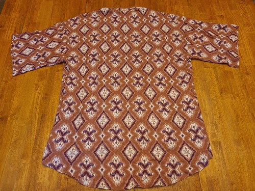 Women's XS Long Open-Front Duster Cardigan by Knox Rose in Cognac New ...