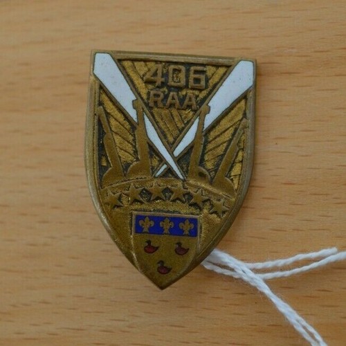 INSIGNE METAL 406 REGIMENT D ARTILLERIE ANTIAÉRIEN AÉRIEN DRAGO ...