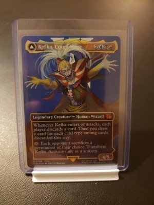 MTG Final Fantasy Kefka, Court Mage Borderless Card (0398) Foil ...