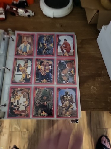 1994 Mighty Morphin Power Rangers Card Set With Binder | eBay