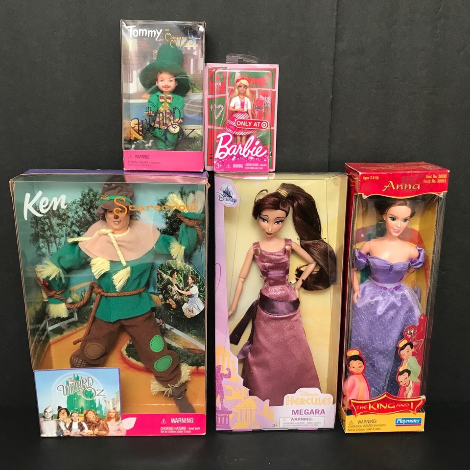 Elsa Doll Frozen Megara Snow White Scarecrow Munchkin Wizard of Oz ...