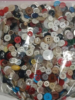 Large Button Collection / Random Buttons / Vintage / Different Shapes ...