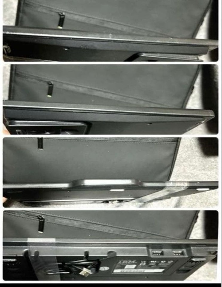 Rare IBM SK8845 USB Travel Keyboard with TrackPoint & Touchpad Case ...