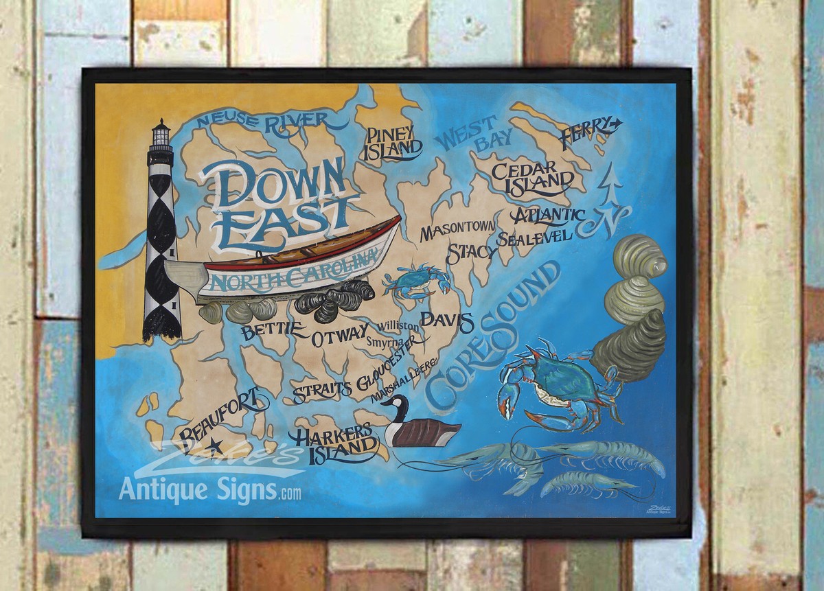 Onslow Beach North Carolina Maps Amazon.com : North & South Carolina