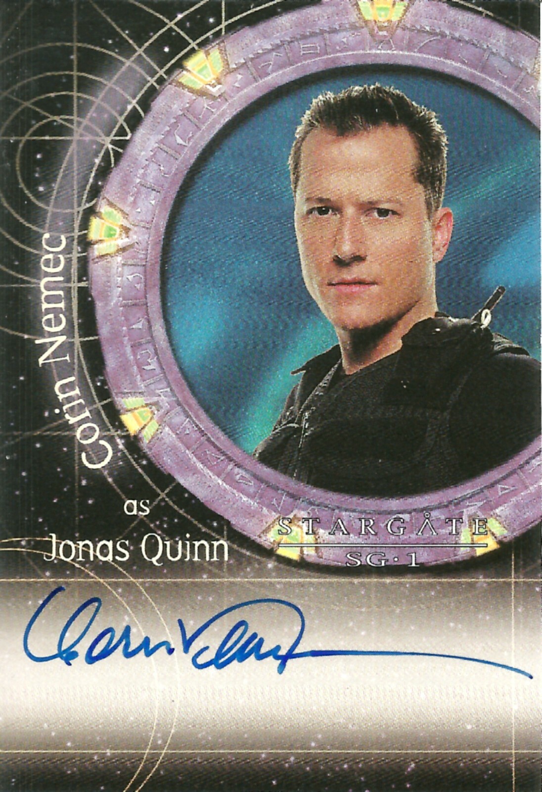 Stargate SG-1 Corin Nemec A26 Autograph Trading Card | eBay