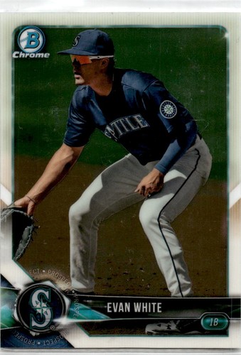 2018 Bowman Baseball Chrome Prospects Evan White #BCP98 | eBay